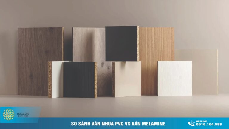 So sánh ván nhựa pvc và ván melamine - Nhà máy haosunhouse